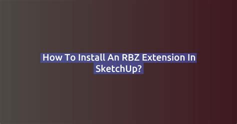 How To Add Dimensions Or Cotations In Sketchup How To Sketchup