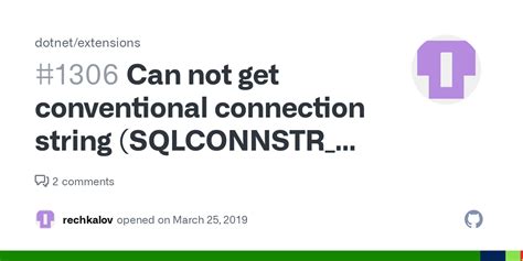 Can Not Get Conventional Connection String Sqlconnstr When Using