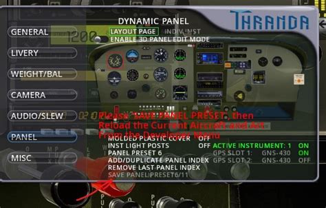C172 M Configuration Menu Does Not Pop Up Thranda Cessna 172 M X Planeorg Forum