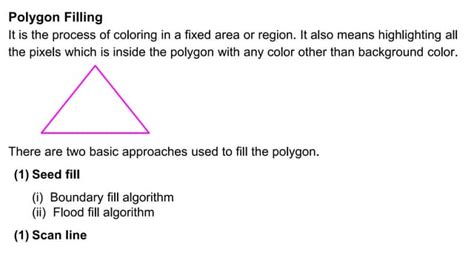Polygon Filling Algorithm Pptx Polygon Filling Algorithm Pptx