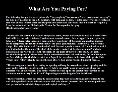 Sex Change Operations Americans For Truth