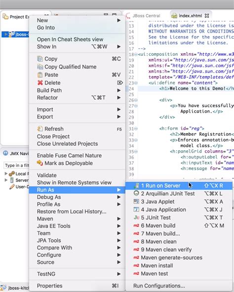 Run Your First Java EE Application With JBoss EAP Beta Red Hat Developer