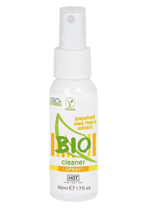 ᐉ Очисник органічний для інтимних іграшок Hot Bio Cleaner Spray 50 мл • Краща ціна в Києві
