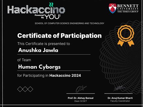 Hackaccino Hackathon Techinnovation Teamwork Learningexperience Anushka Jawla