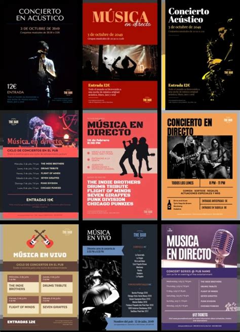 Plantillas De Volantes Para Programas Musicales