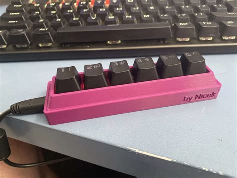 Arduino 6 Password Keyboard By Nicek Download Free Stl Model
