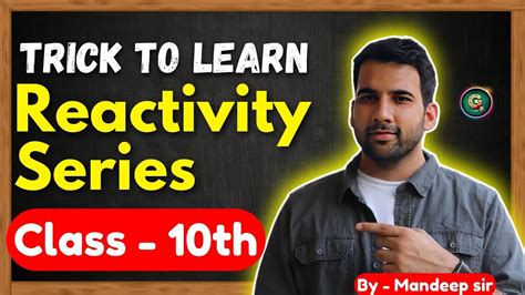 Trick To Learn Reactivity Series Class 10 Cbse Ncert Education Youtube
