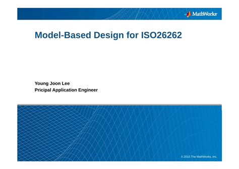 Pdf Model Based Design For Iso26262 Mathworks · 16 Traditional Development For Iso 26262