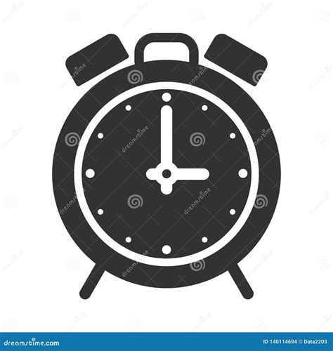 Alarm Table Clock Icon Stock Vector Illustration Of Deadline 140114694