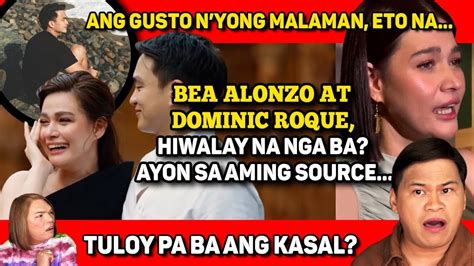 Bea Alonzo, Isiniwalat Na Si Dominic Roque Ang Nakipaghiwalay Sa Kanya - News