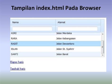 belajar pemrograman berbasis web menggunakan dhtmlx php dan mysql