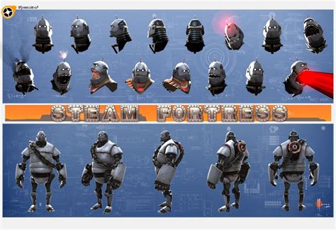 Team Fortress 2 Heavy Bot Character Sheet Manny Llamas Team