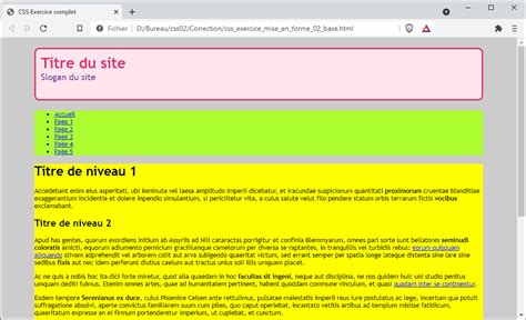 Mise En Forme En Css Pas à Pas 02 Css02 Web Formation