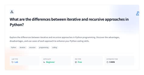 What Are The Differences Between Iterative And Recursive Approaches In