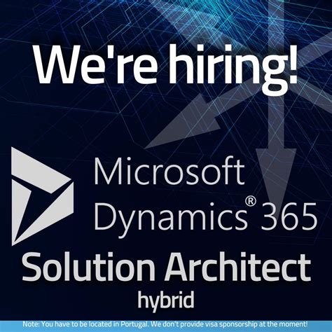 Jobbex Group On Linkedin Hiring Dynamics365 Solutionarchitect