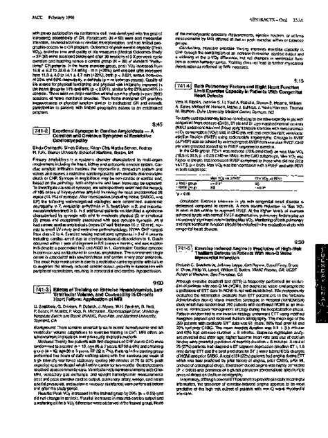 Pdf Exertional Syncope In Cardiac Amyloidosis — A Common And Ominous