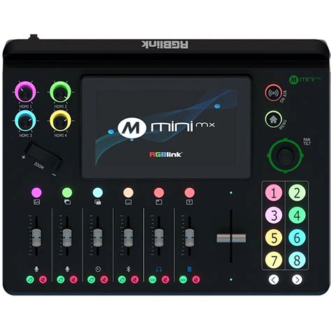 RGBlink mini-mx Streaming Video Mixer | Onboard TV