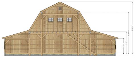 Gable Roof Barn Plans