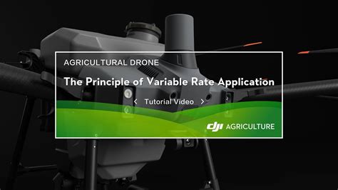 The Principle Of Variable Rate Application Youtube