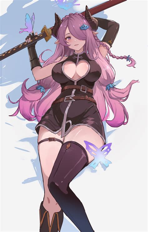 Narmaya Granblue Fantasy Drawn By Mufeng User Eyvh Danbooru