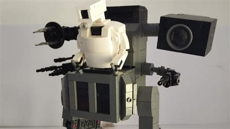 Lego Mech Scientists Cameraman Build Tutorial Lego Skibiditoilet