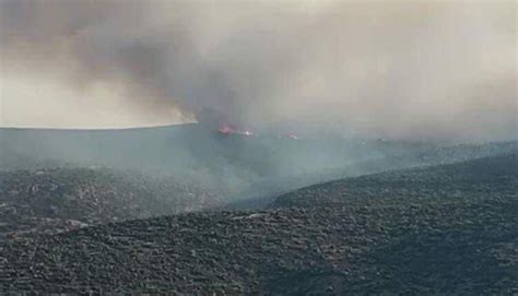 کەوتنەوەی ئاگرێک لە چیای هاوار لە عەفرین نورث برس