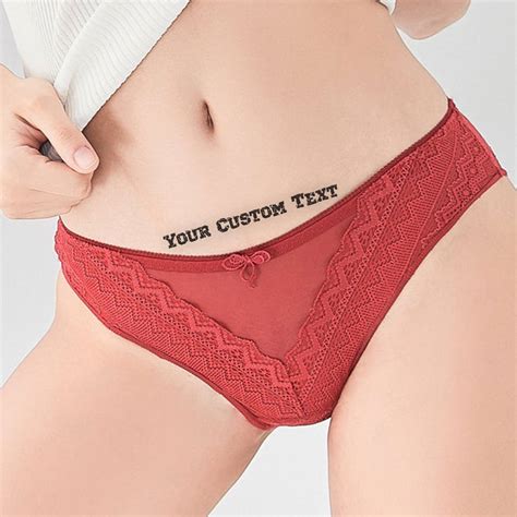 Custom Personalised Adult Temporary Tattoos Tramp Stamps Etsy