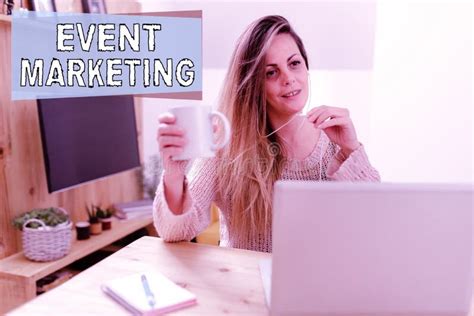 Text Sign Showing Event Marketing Business Concept Describes Process