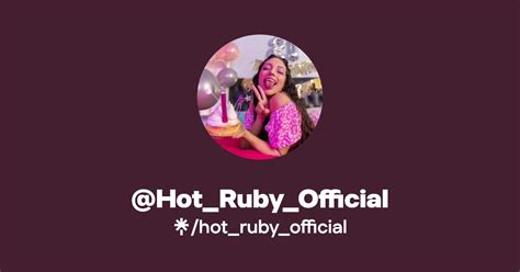 Hot Ruby Official Linktree