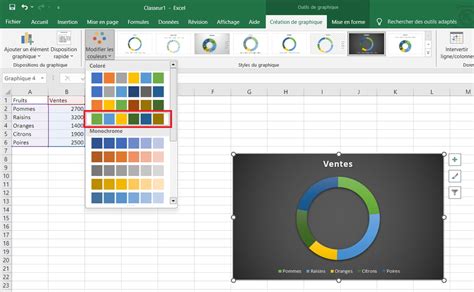 faire un graphique en camembert avec excel diagramme en secteurs