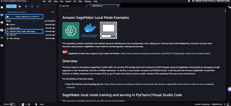 Accelerate Ml Workflows With Amazon Sagemaker Studio Local Mode And Docker Support Artificial
