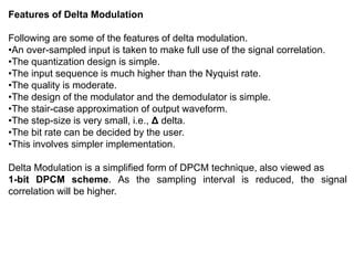Delta Modulation Pptx Digital Audio Computer Software And Applications
