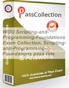 WGU Scripting And Programming Foundations Exam Collection Scripting And Programming Foundations