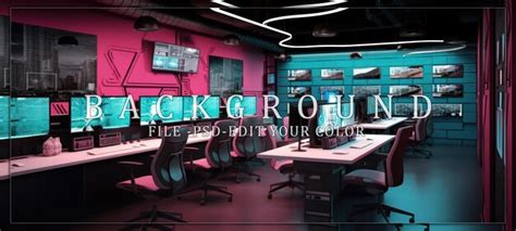 Modern Security Command Center With Multiple Screens Premium Ai