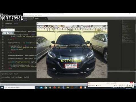 Opencv License Plate Recognition Python Opencv Knn Character Recognition Python Part