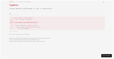 node three gltf examples codesandbox