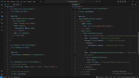 Mengenal Dan Membuat Dropdown Button Di Flutter Baraja Coding