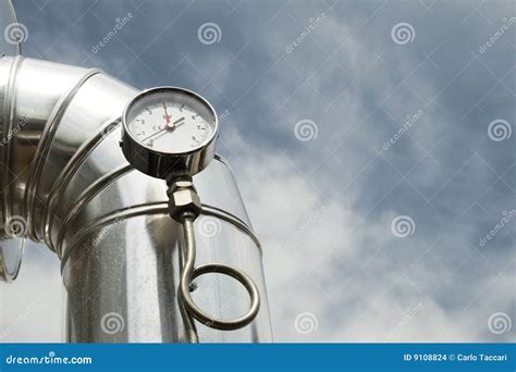 Gas Pressure Manometer Stock Photo Image Of Pipe Pipeline
