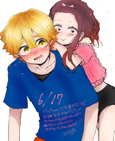 45 Zenitsu X Nezuko Ideas Demon Slayer Anime Demon