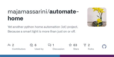 GitHub Majamassarini Automate Home Yet Another Python Home Automation Iot Project Because