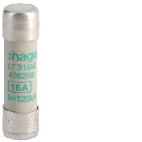 Cylindrical fuse-links 10x38mm aM 16A • LF316M | Hager