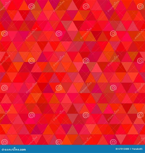 Abstract Red Triangle Background Stock Vector Illustration Of Simple