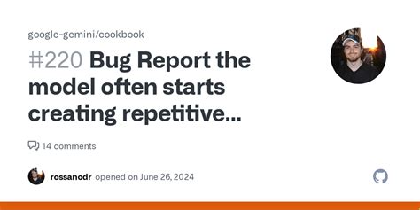 Bug Report The Model Often Starts Creating Repetitive Sequences Of Tokens Issue Google