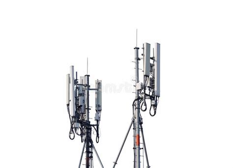 Telecommunication Tower Of 4g And 5g Cellular Base Station Or Base Transceiver Station