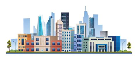 City Town Clipart Vector Art Icons And Graphics For Free Download