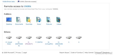 Windows Live Foldershare 体验 Livesino 中文版 微软信仰中心