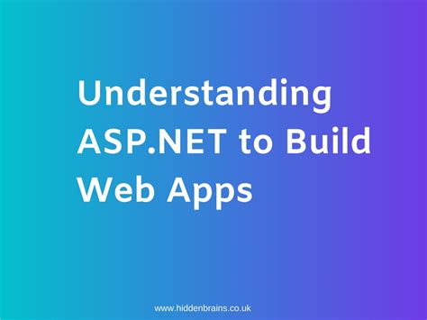 PPT Understanding Of Asp Net PowerPoint Presentation Free Download ID
