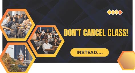 Don T Cancel Classes Career Center