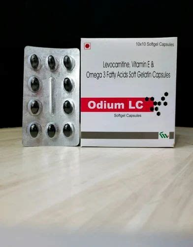 Levocarnitine 200mg Vitamin E 150mg Omegaiii Fatty Acid 200mg Selenium Di Oxide 75mcg