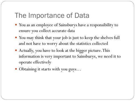 PPT The Importance Of Data PowerPoint Presentation Free Download ID